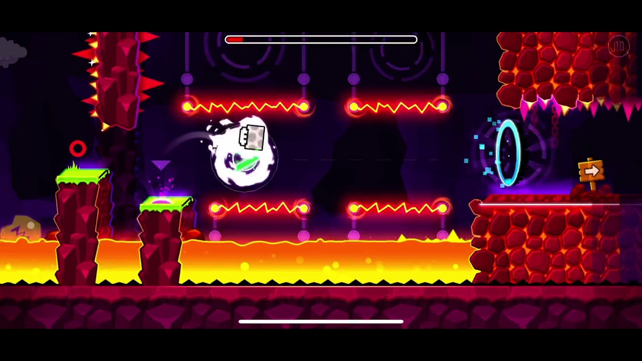 Completing Fingerdash in 1 attempt - Geometry Dash - YouTube