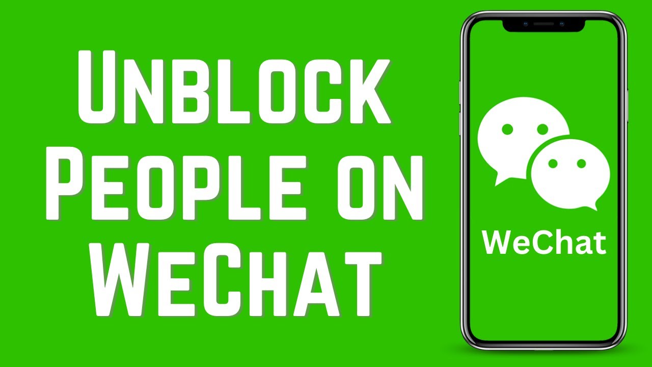 How To Unblock People On WeChat - YouTube