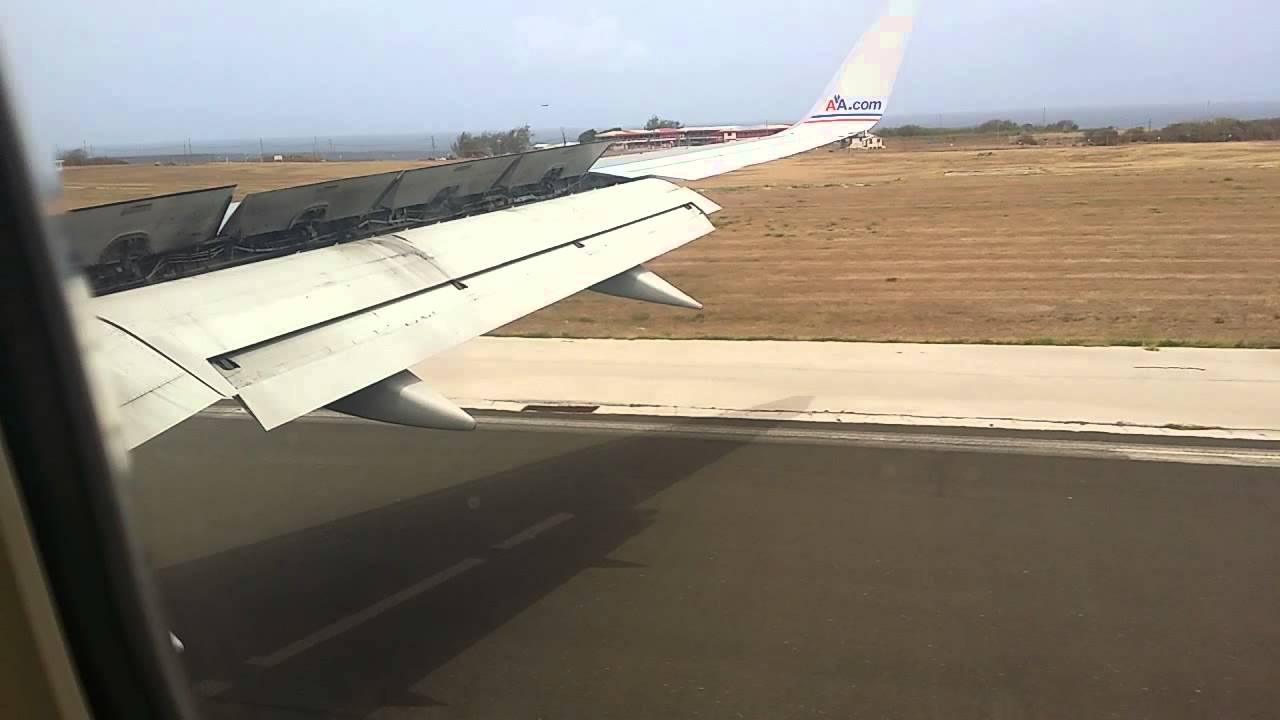 AA flight 1089 landing in Barbados 6/19/2015 - YouTube