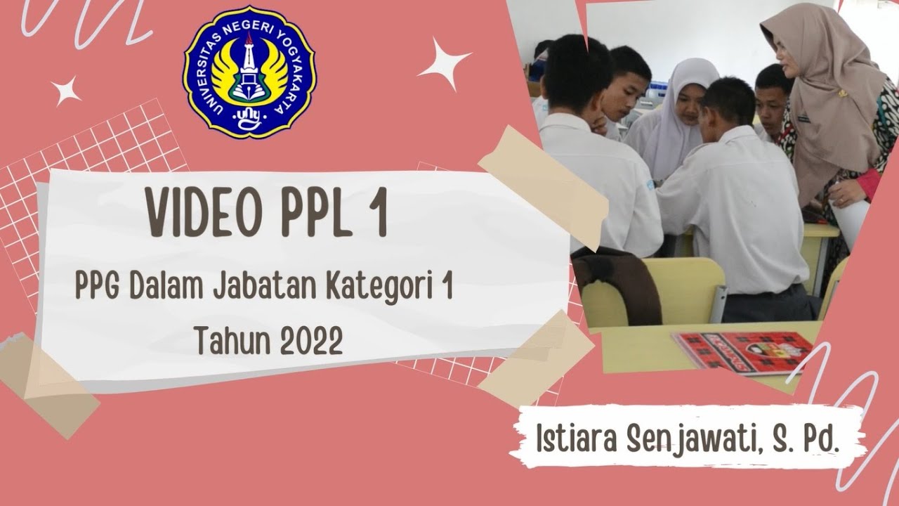 VIDEO PPL 1 - MODEL PBL || PPG DALJAB KATEGORI 1 TAHUN 2022 - YouTube