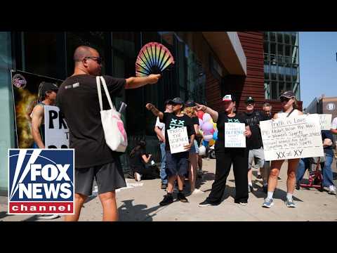 Trans activists HARASS Sophie Cunningham supporters