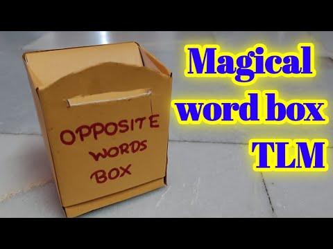 Opposite Words Box TLM 🖍️ | By Ananya Sharma - YouTube