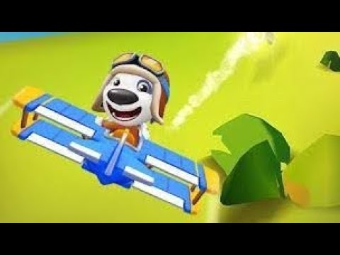 talking tom fly run vamos voar sobre a casa do tom - YouTube