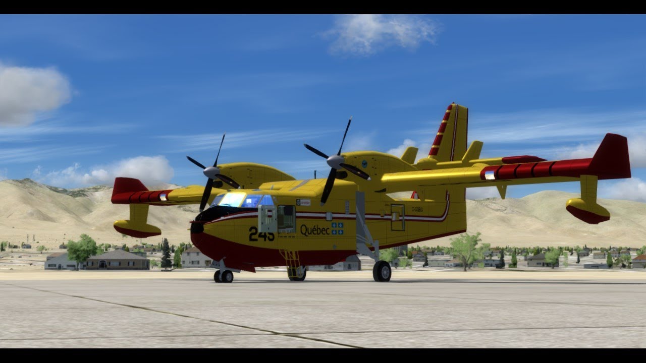 Flight Sim Historian Episode 741: Canadair CL-415 "Super Scooper ...