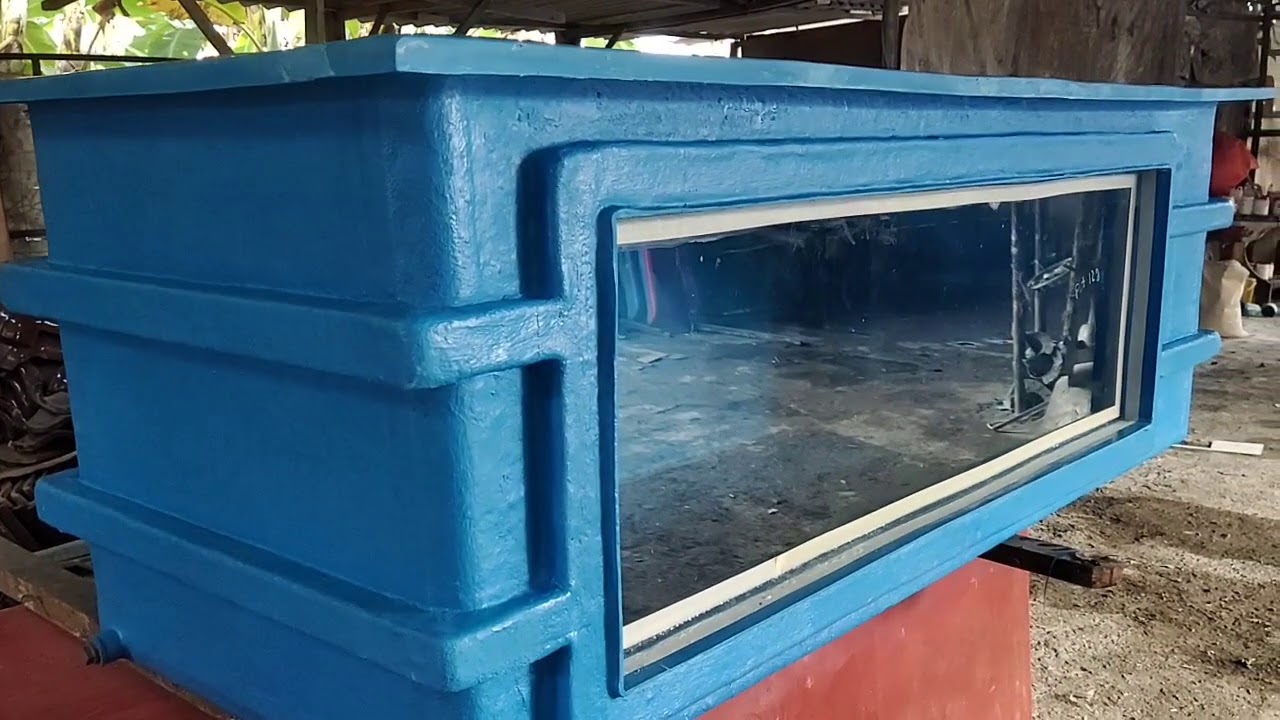AQUARIUM FIBERGLASS 100 X 170 X 70 - EMKA FIBER GLASS - YouTube