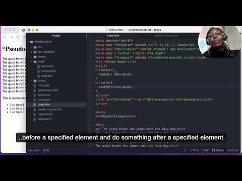 Week 8- Lesson 2: Pseudo Elements - YouTube