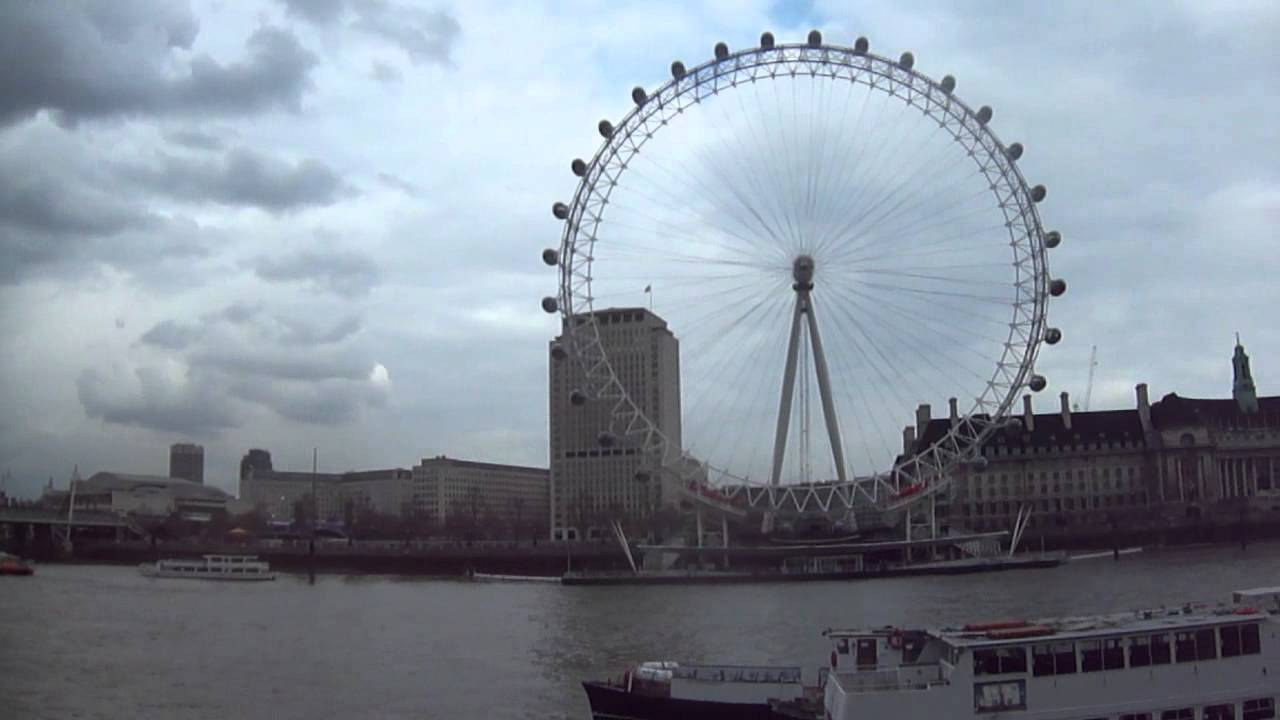 LONDON EYE front view - YouTube