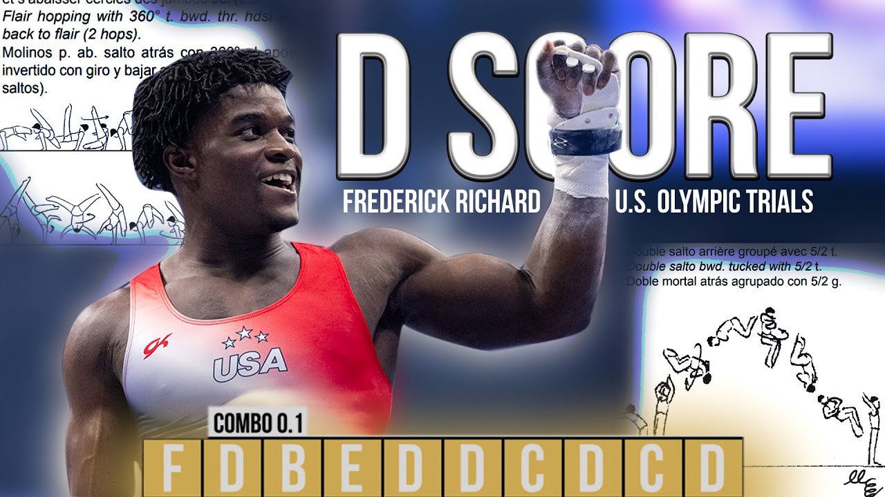 Frederick Richard - Floor Exercise D score analysis - (U.S. Olympic ...