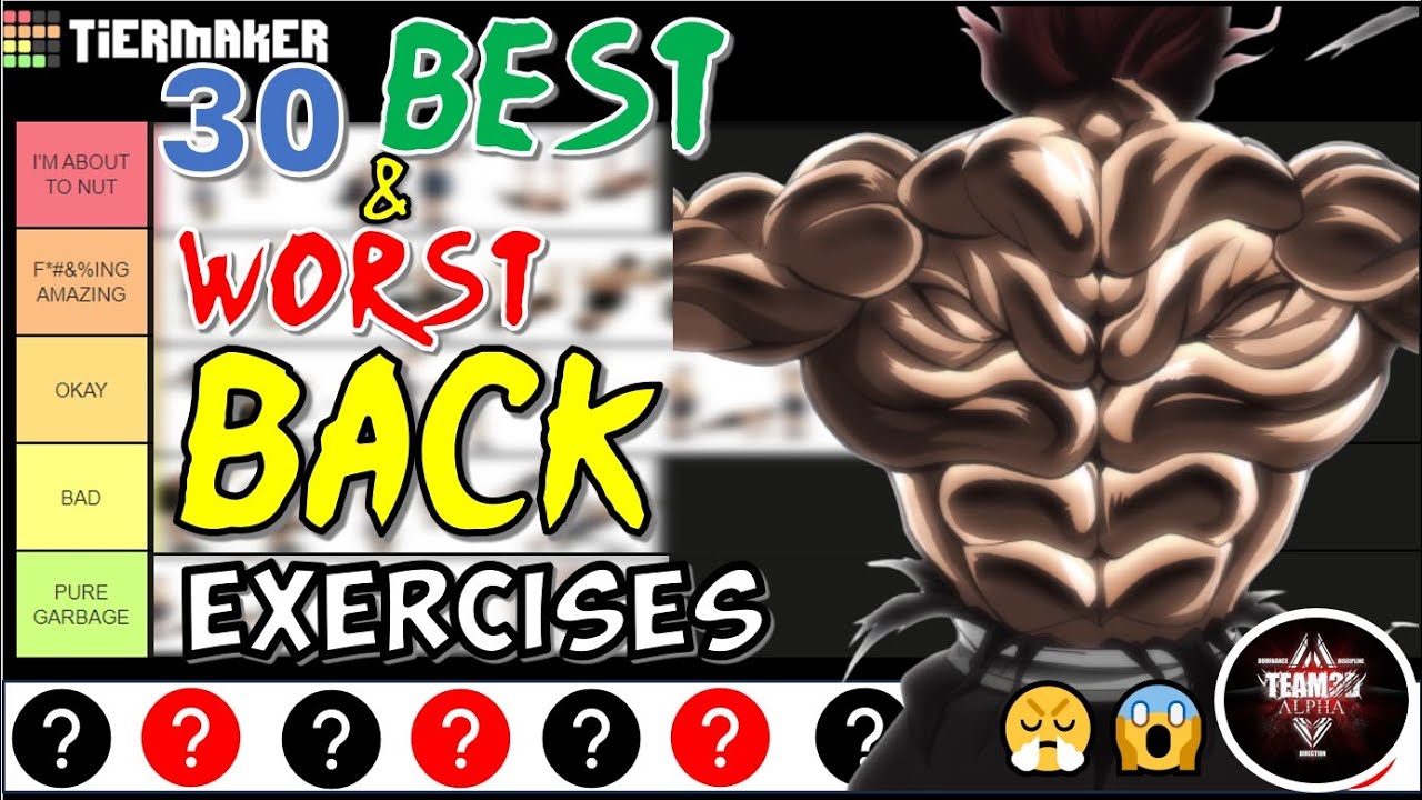 Back Exercises Tier List (30 Exercises) - YouTube