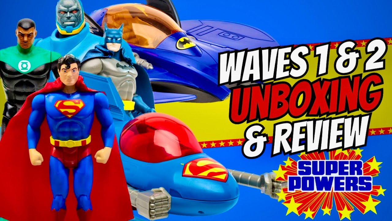 McFarlane Toys DC Super Powers Waves 1 and 2 *UNBOXING & REVIEW* - YouTube