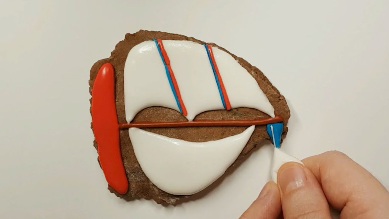 How to make SAILBOAT COOKIES with royal icing | tutorial - YouTube