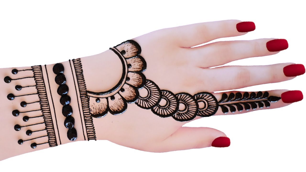 Latest Simple Mehandi design for hands| Easy Mehndi design|Mehandi ka ...