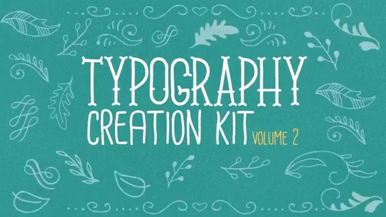 Typography Creation Kit 2 - YouTube