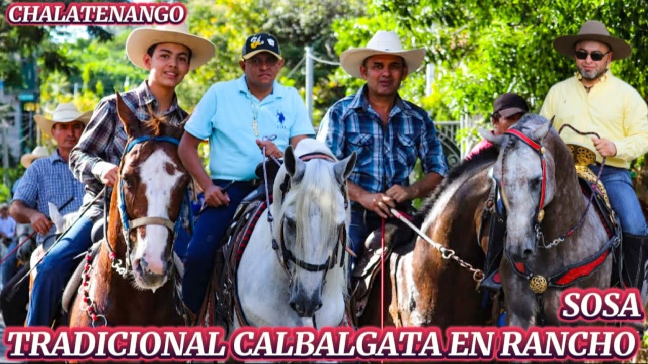 TRADICIONAL CABALGATA HÍPICA DESDE EL RANCHO EL CATRACHO HACIA RANCHO ...