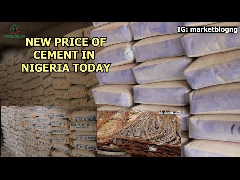 TODAY PRICE OF CEMENT AND OTHER BUILDING MATERIALS IN NIGERIA 🇳🇬 TODAY 