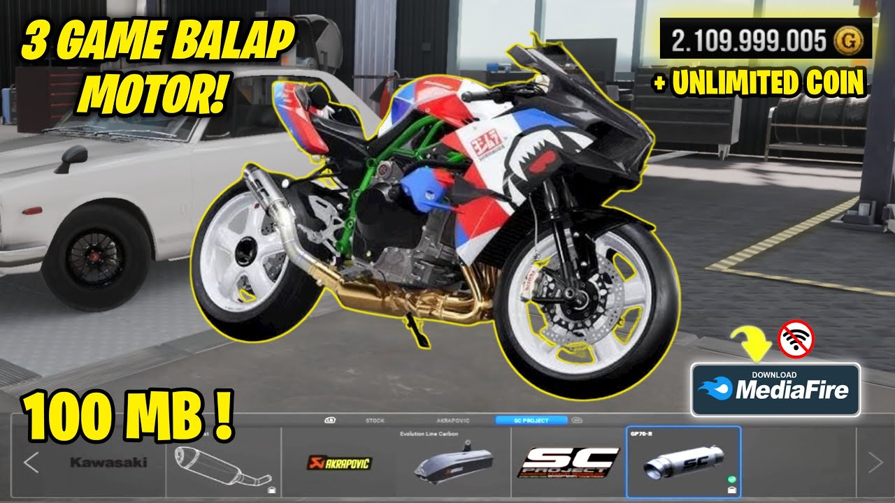 Ada Ninja H2R🔥3 Game Racing/Riding Mirip Ride 4 Terbaik Bebas Pilih ...