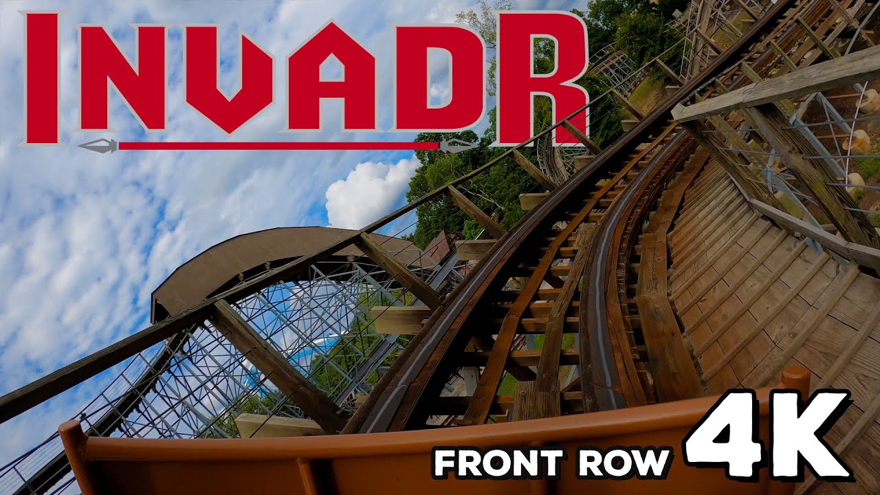 POV: Invadr (Front Row) at Busch Gardens Williamsburg 2023 4K 30FPS ...