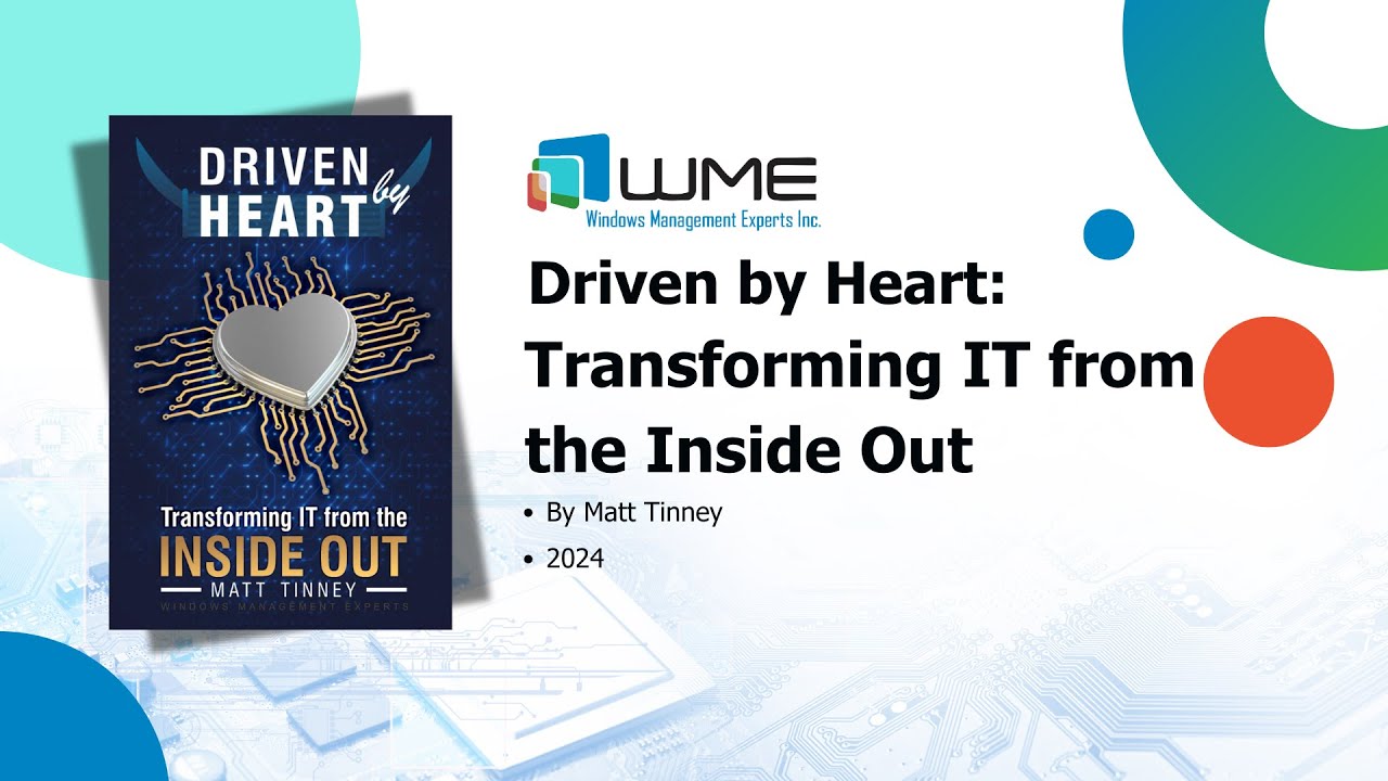 Matt Tinney: Driven by Heart Transforming IT from the Inside Out - YouTube