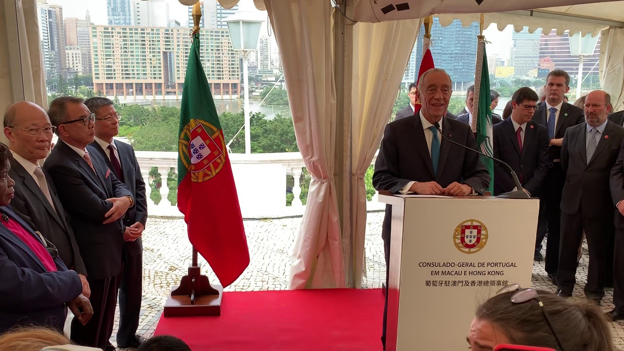 Visita a Macau do Presidente da República Portuguesa, Marcelo Rebelo de ...