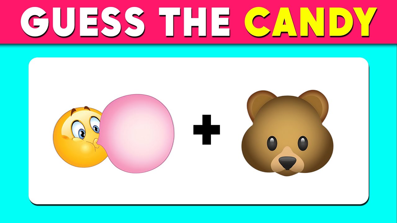 🍫Guess The Candy / Chocolate From Emojis🍬Sweets Quiz Challenge - YouTube