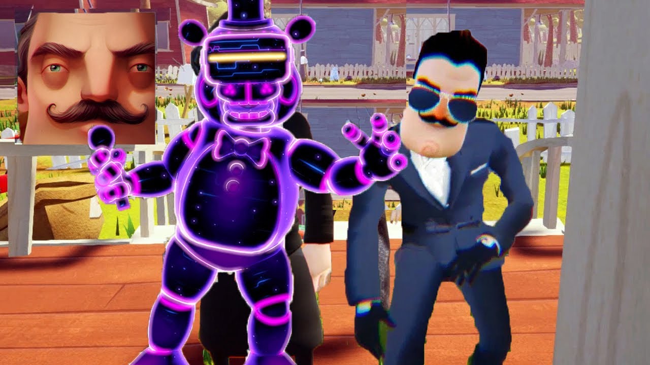 Hello Neighbor - My New Neighbor FNAF Virtual Reality Freddy History ...