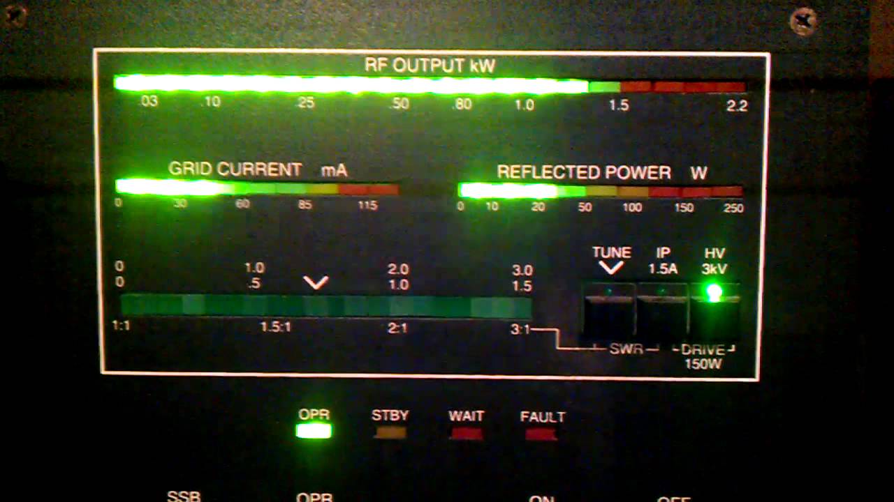Alpha 89 1.2KW RF output - YouTube