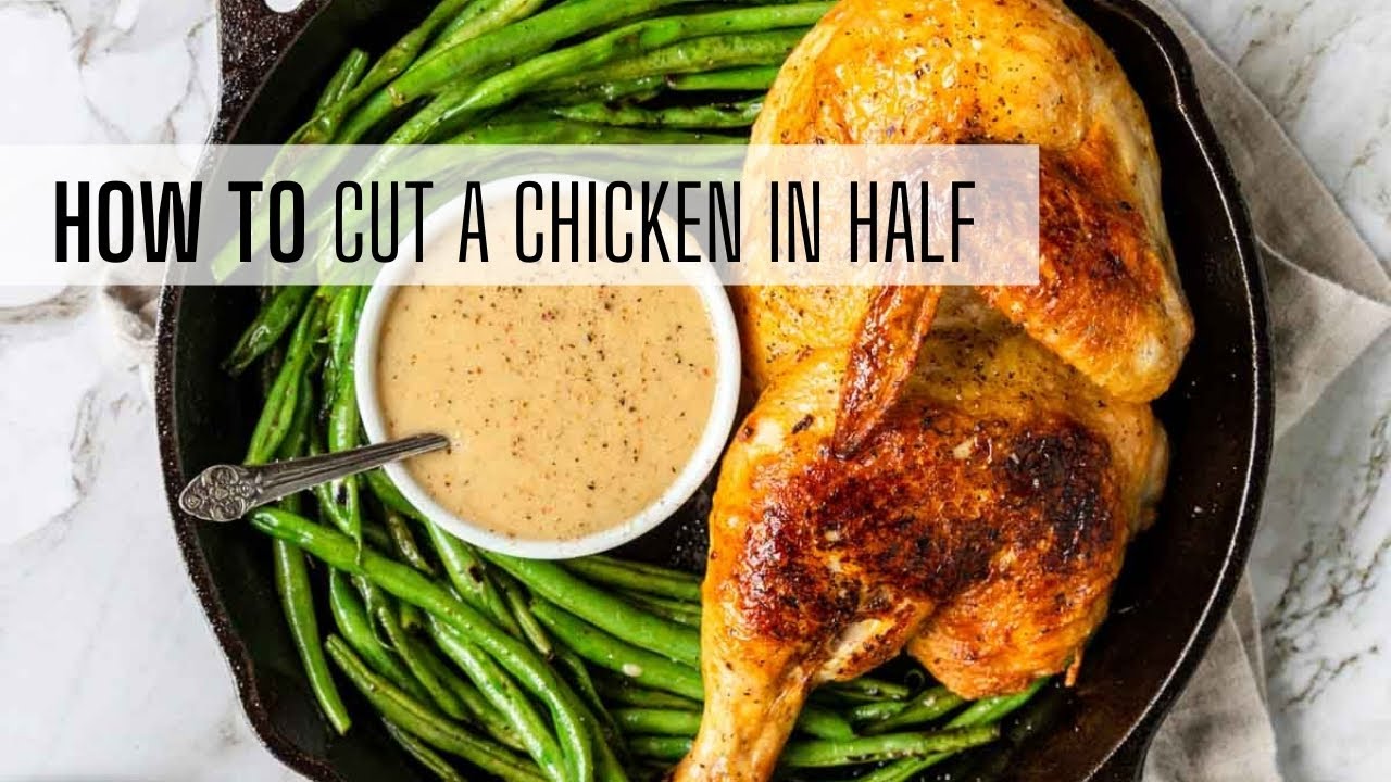 How to Cut A Chicken in Half - YouTube