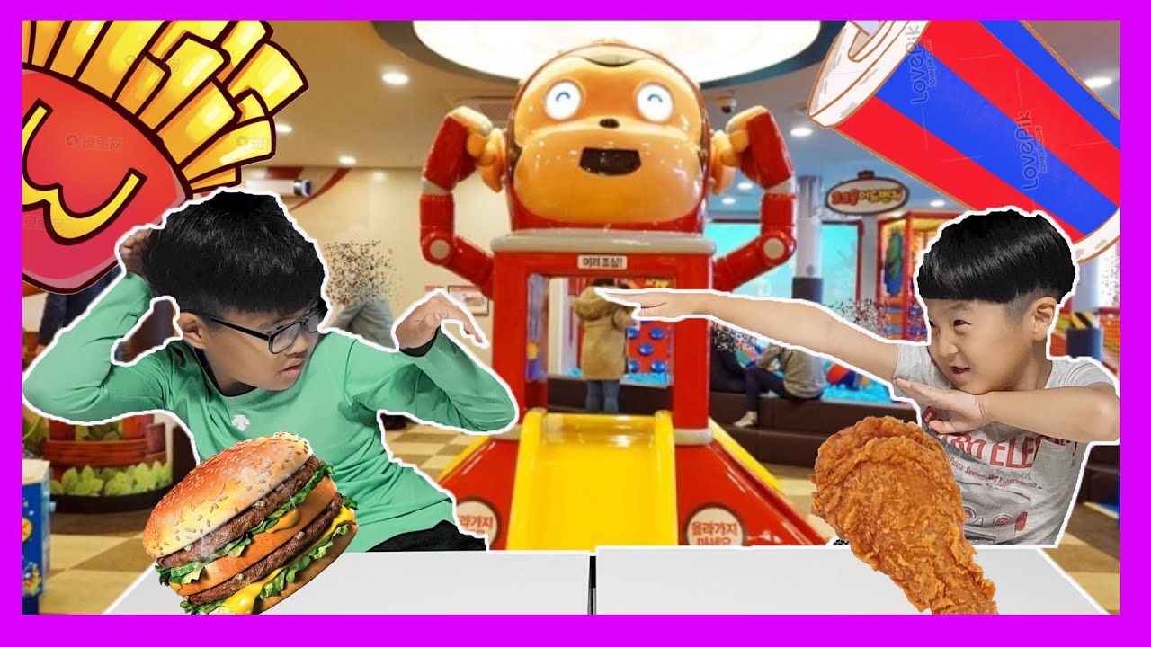 진짜음식VS가짜음식 #챌린지게임 Cocomon Kids Cafe Challenge [키즈플레이어] - YouTube