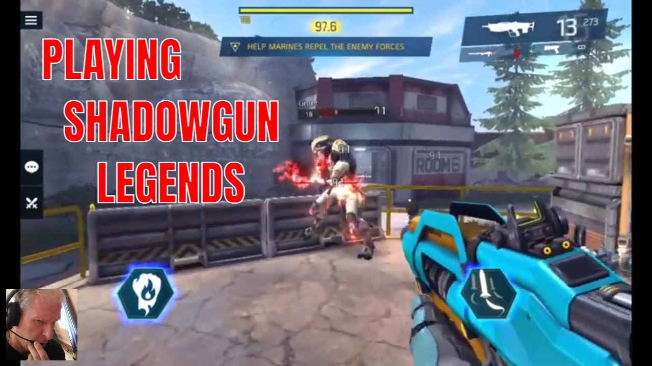 Playing "Shadowgun Legends", an Awesome Mobile FPS - YouTube