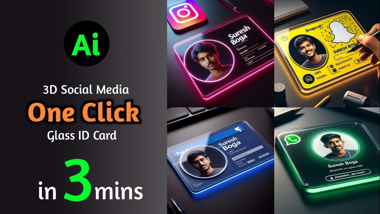 Glass ID Card Photo Editing: A Step-by-Step Guide with Bing AI - YouTube