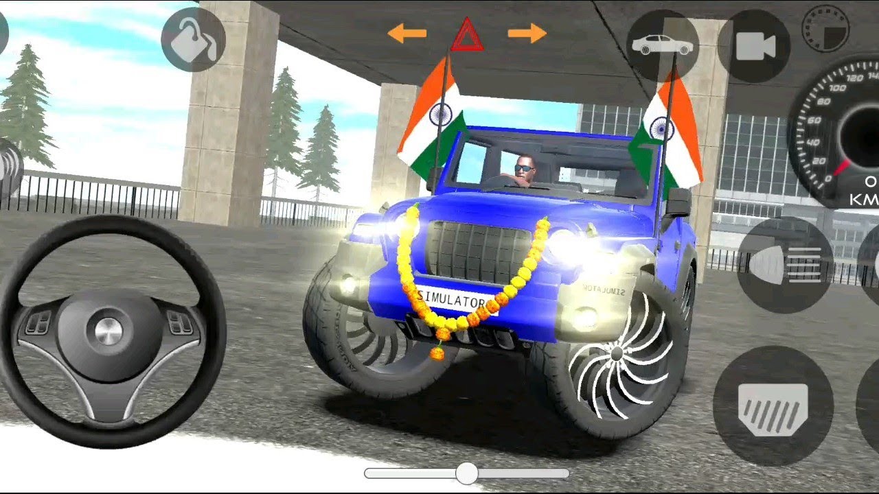 Dollar (Song) Modified Mahindra Blue Thar || Indian Cars Simulator 3D ...