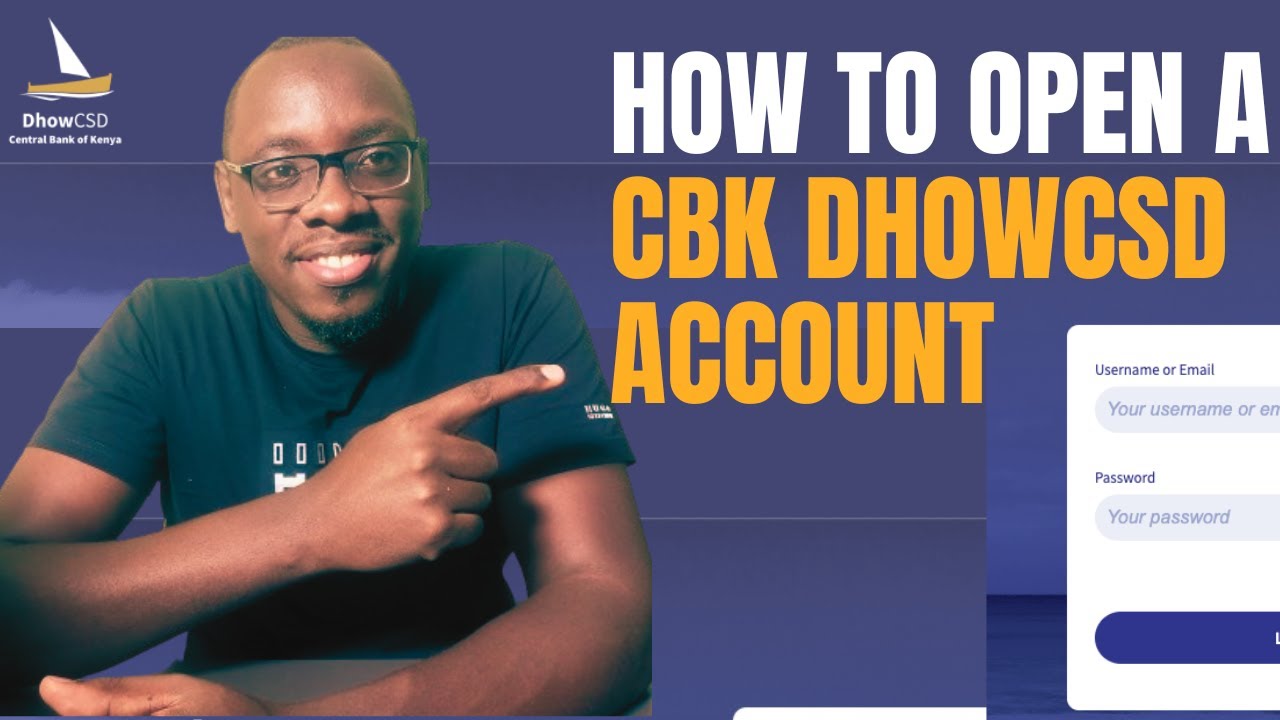 How to Open CBK DHOWCSD account - YouTube