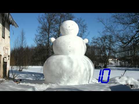 how to make a snowman in 10 sec. - YouTube
