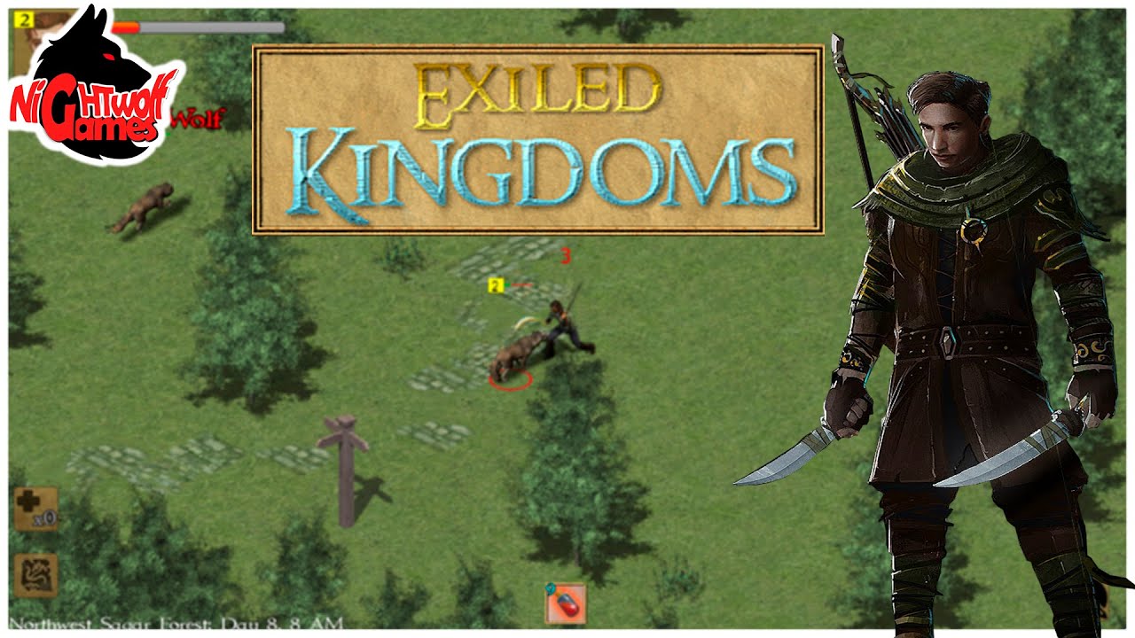 Exiled Kingdoms - RPG de Mundo aberto para Android! - Gameplay em ...