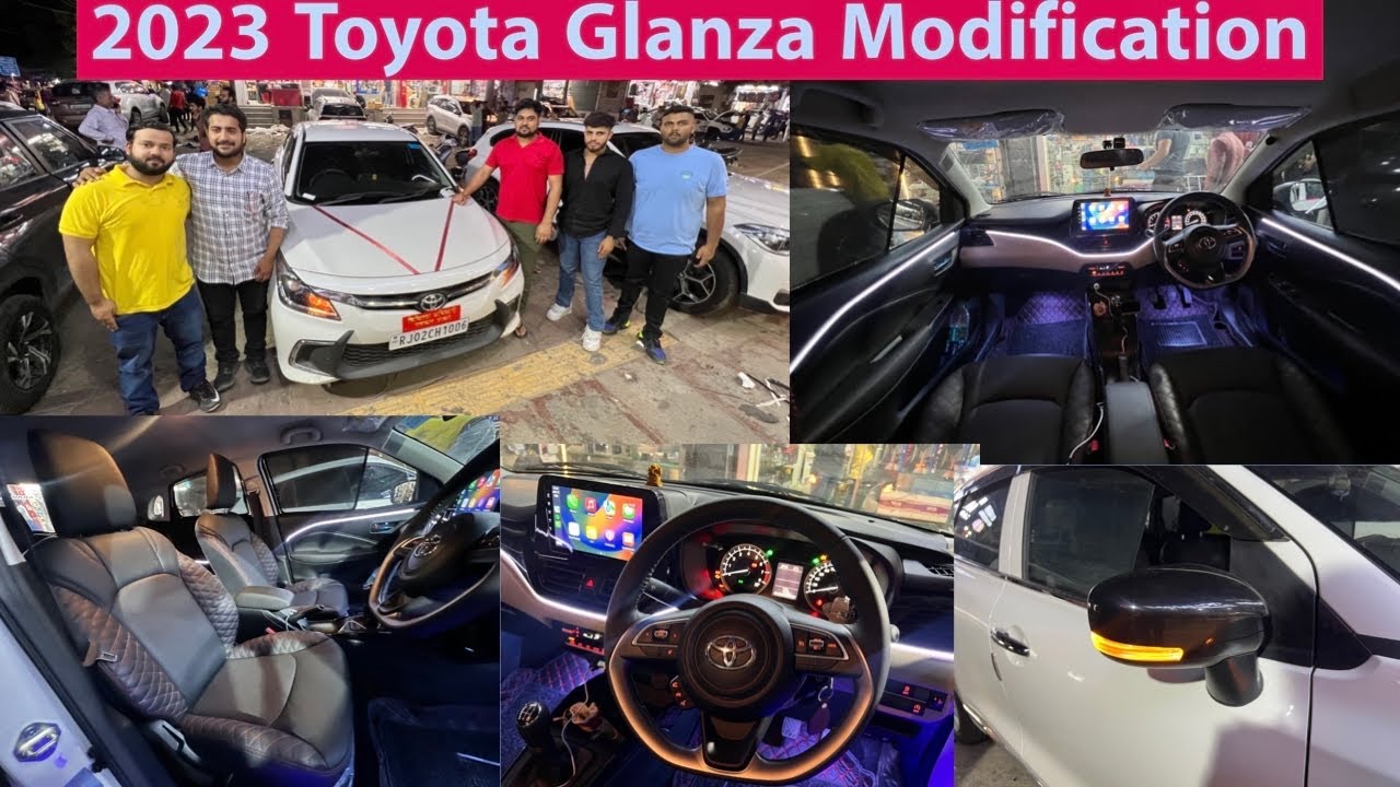 2023 Toyota Glanza Modification | Base To Top | Toyota OEM Accesories ...
