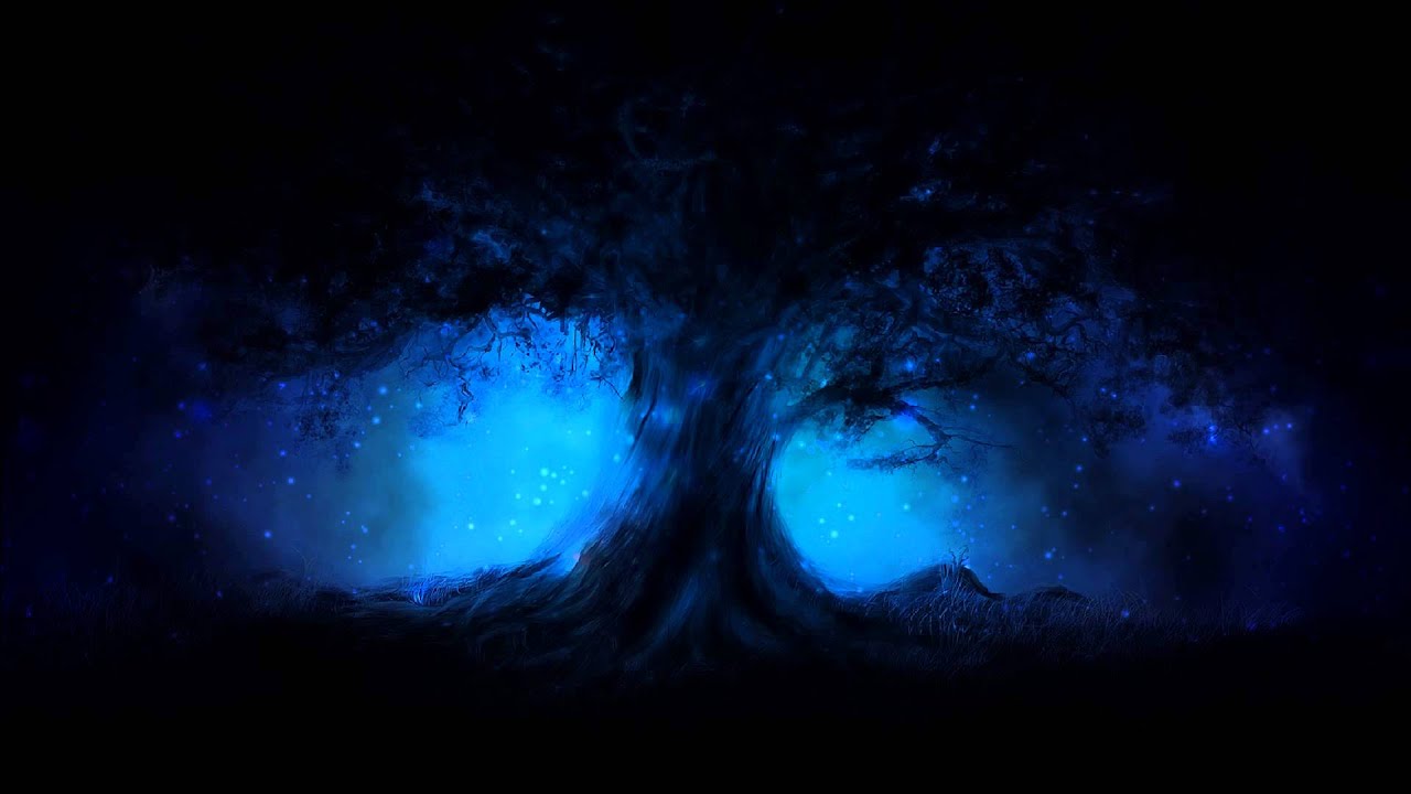 Dreamscene Dark Tree HD wall paper animation - YouTube