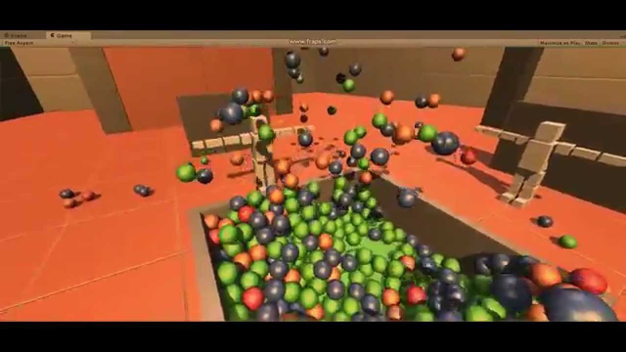 Unity - Ball Pit, Ragdolls and Water Particles - YouTube