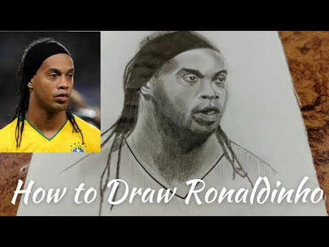 How to Draw Ronaldinho | How To Draw Ronaldinho Step By Step Easy.. # ...