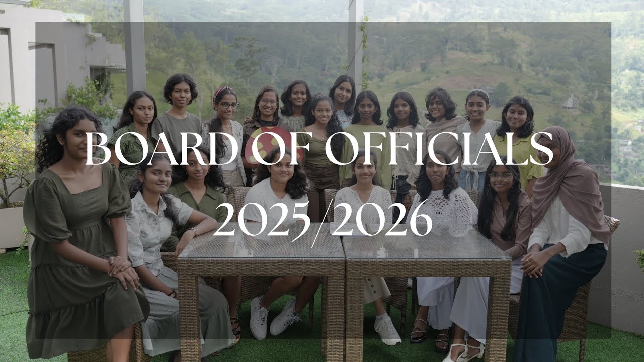 Board of Officials of the Interact Club of Girls' High School Kandy ...