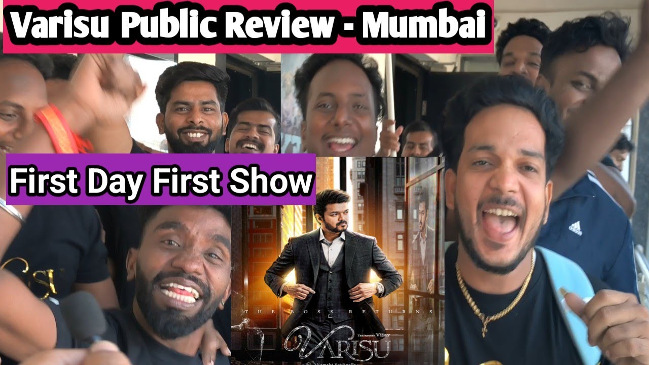 Varisu Public Review First Day First Show In Mumbai, Featuring ...