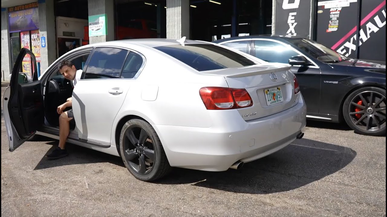 Lexus GS460 exhaust system sound Resonator and Muffler delete ...