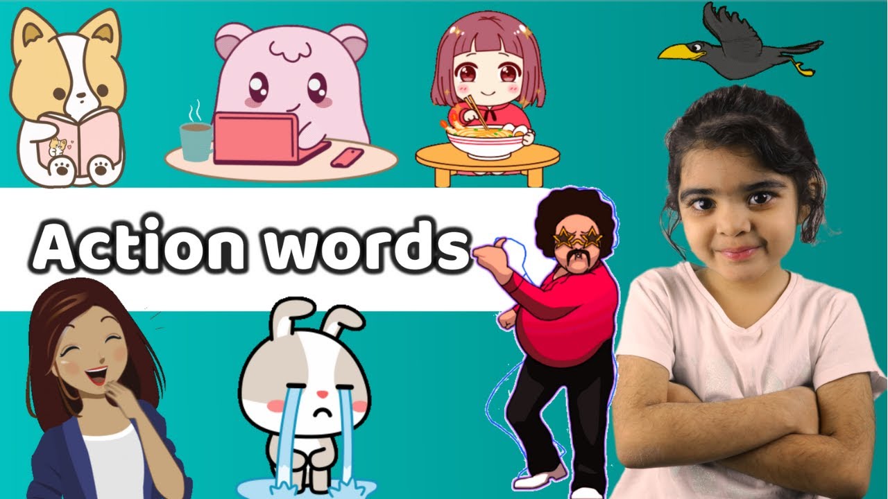 Action words - YouTube