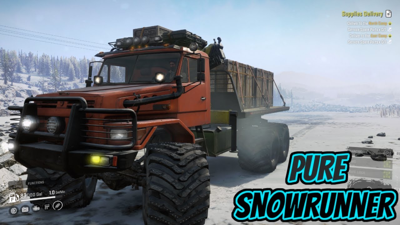 Supplies Delivery ..... Mission on Snowrunner - YouTube