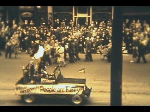 1946 DETROIT, MICHIGAN, OLD CAR JUBILEE PARADE - YouTube