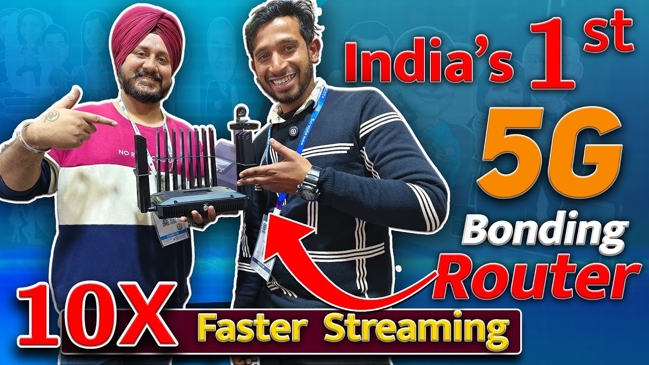India's 1st 5g bounding Router for live fast live Streaming | high ...