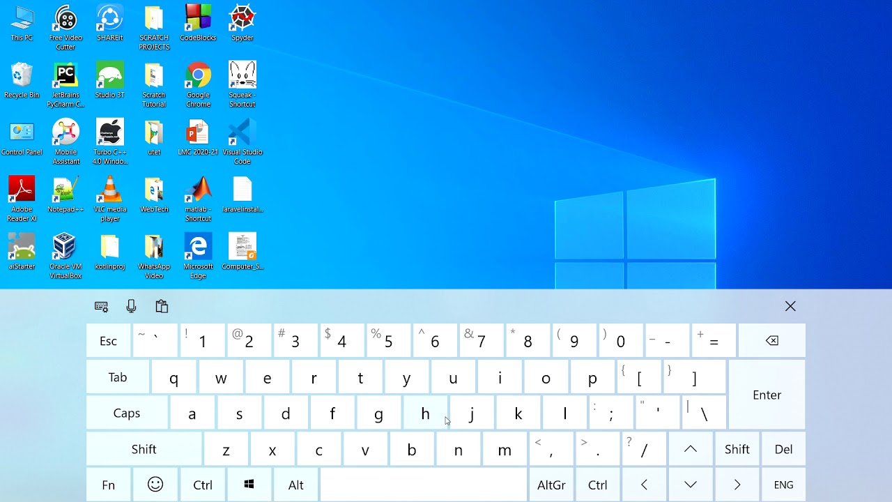 Keyboard Structure for English Typing - YouTube