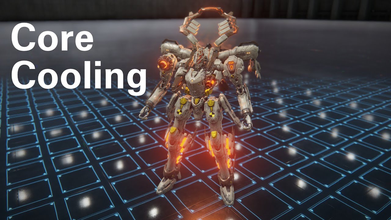 Armored Core 6 core cooling animations - YouTube