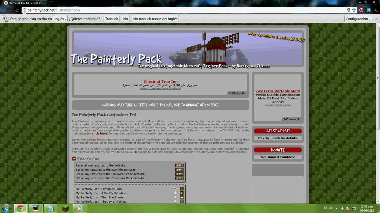 MINECRAFT TEXTURE PACK EDITOR: personalizado y fácil de instalar - YouTube