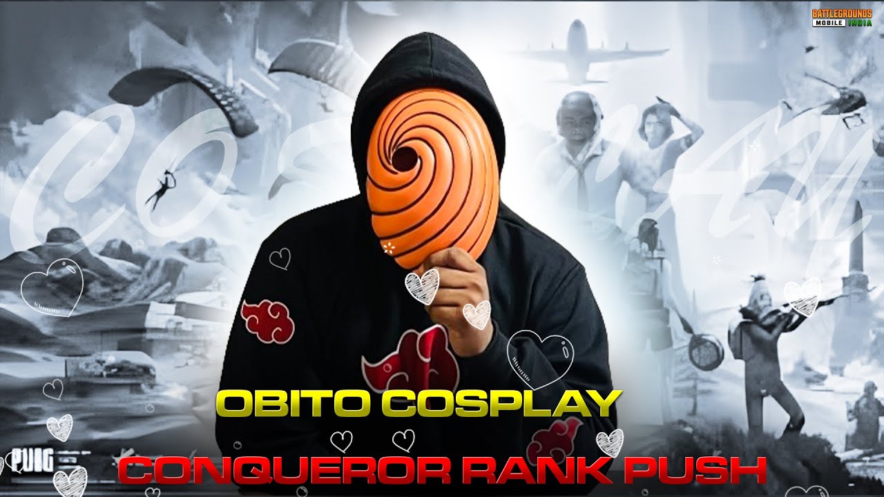 BGMI LIVE WITH OBITO UCHIHA COSPLAY #bgmilive ##thumbplayer #facecam # ...