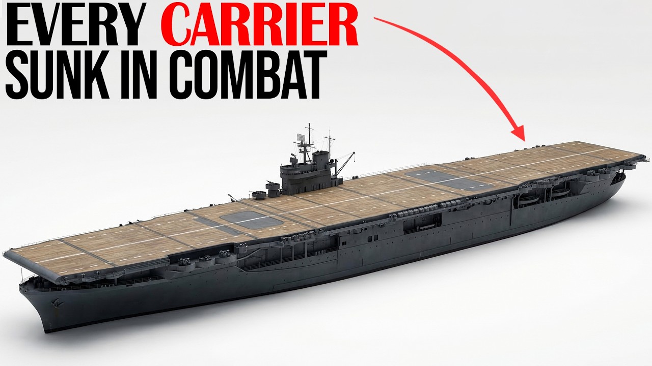 Every Aircraft Carrier That Was Sunk in Combat - YouTube